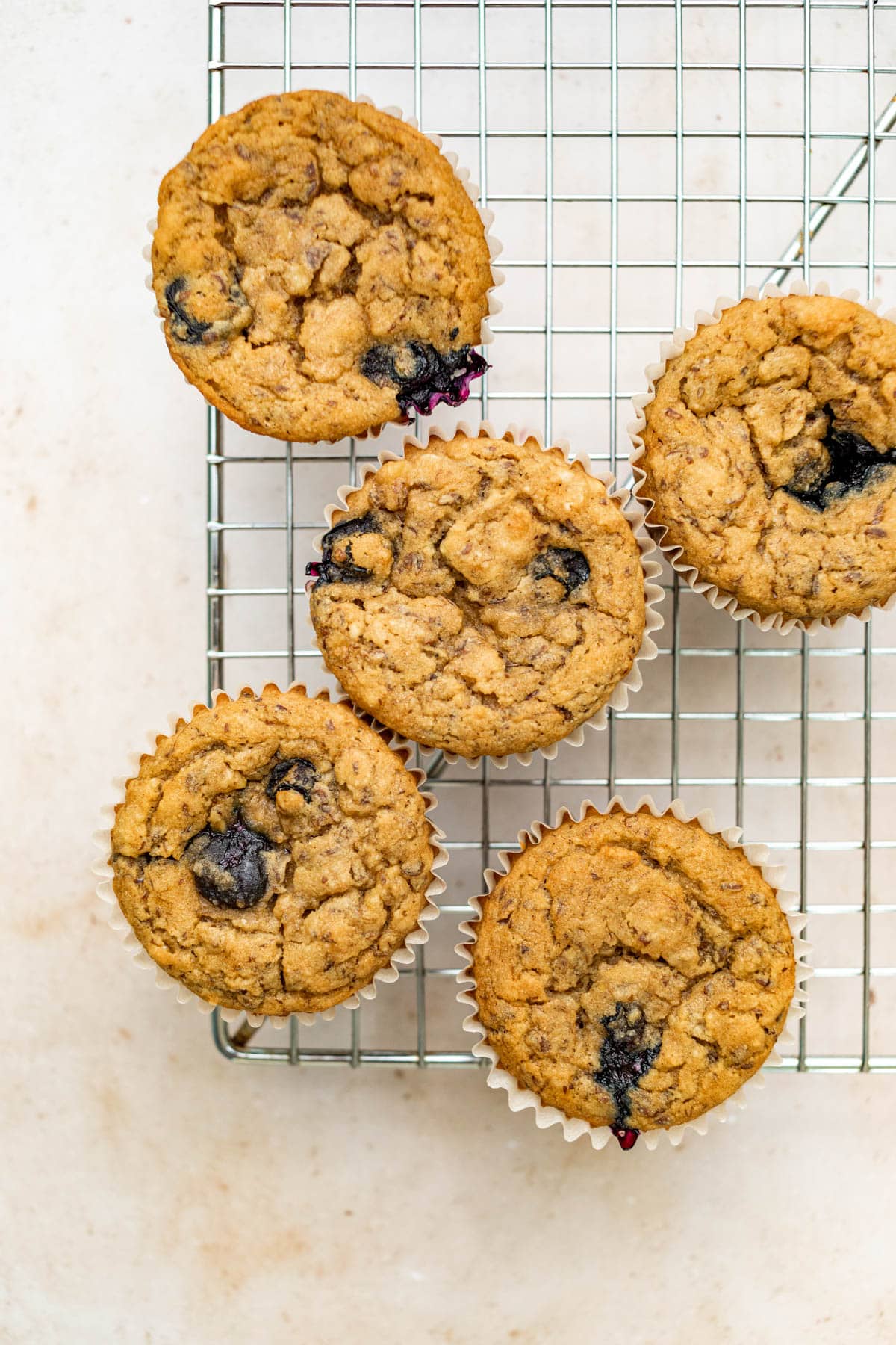 Healthy Vegan Blueberry Muffins With Almond Meal - Desiree Nielsen