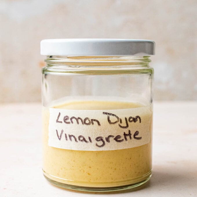 Fresh Lemon Dijon Vinaigrette - Desiree Nielsen