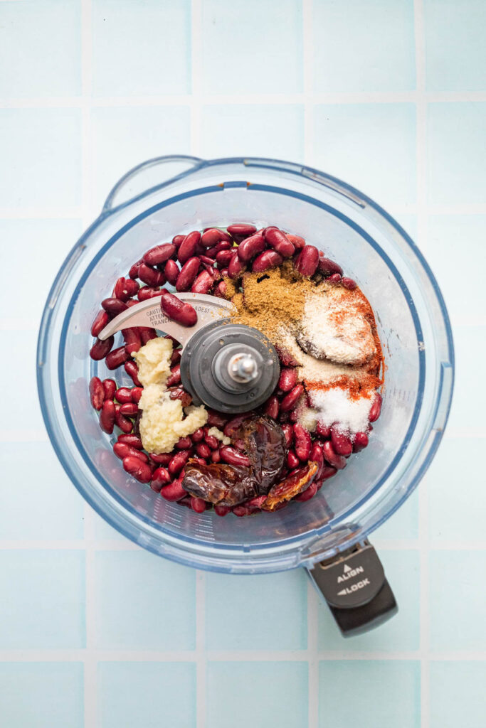 Mashed Kidney Bean and Oat Burger Patties - Desiree Nielsen