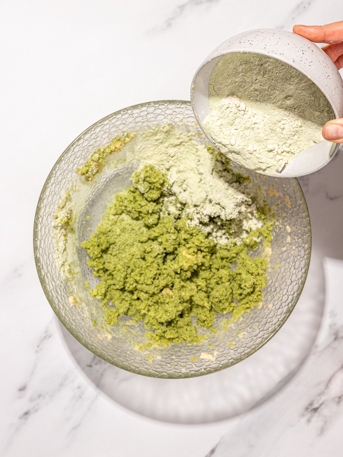 Chewy Vegan Matcha Cookies with White Chocolate Drizzle - Desiree Nielsen