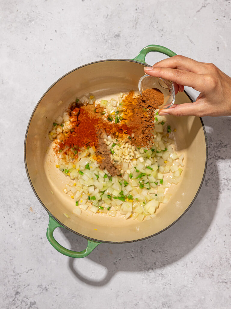 Spiced Tomato Chickpea Stew with Fresh Ginger - Desiree Nielsen