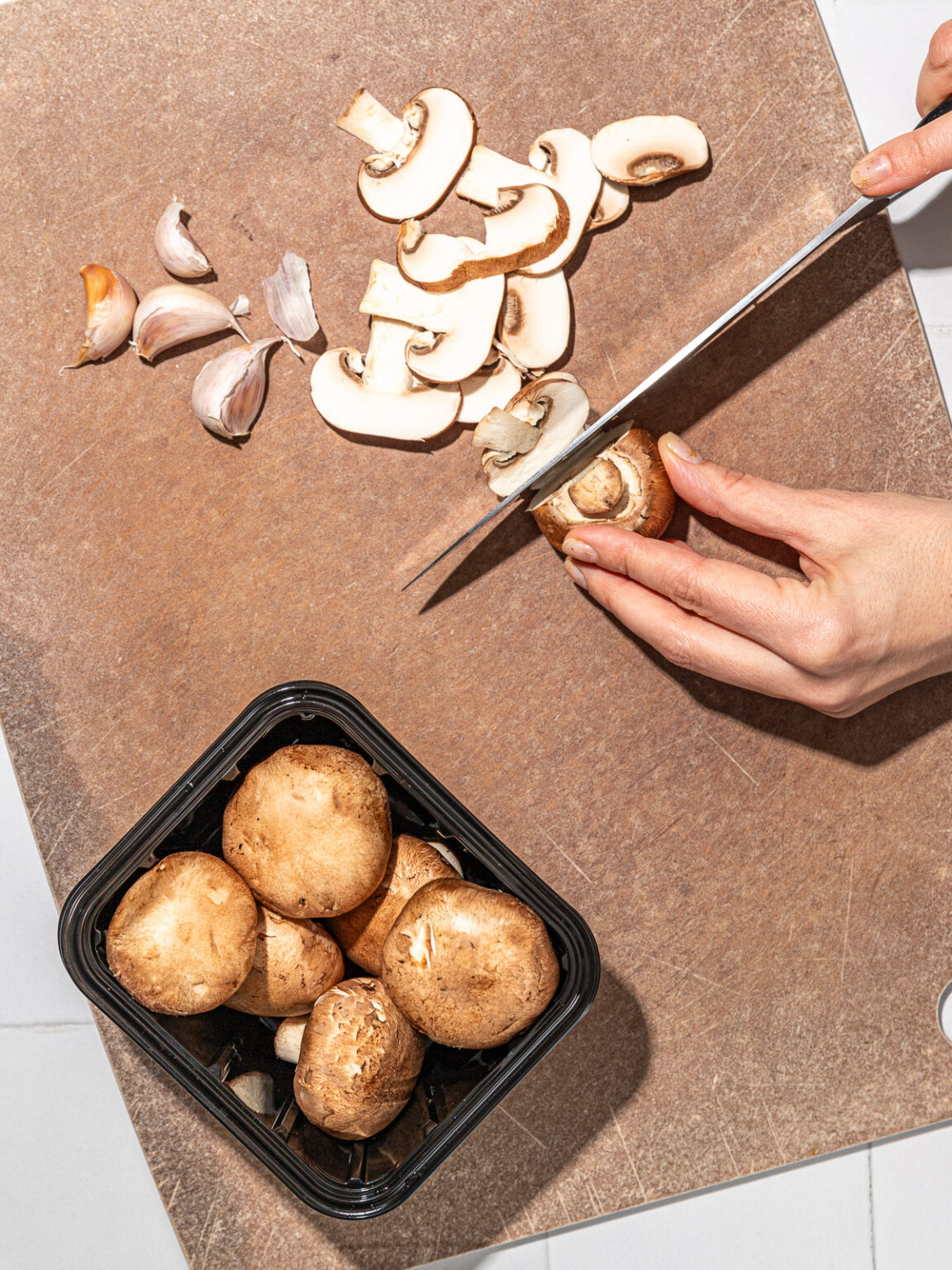 Filling Green Lentil Stew with Mushrooms - Desiree Nielsen