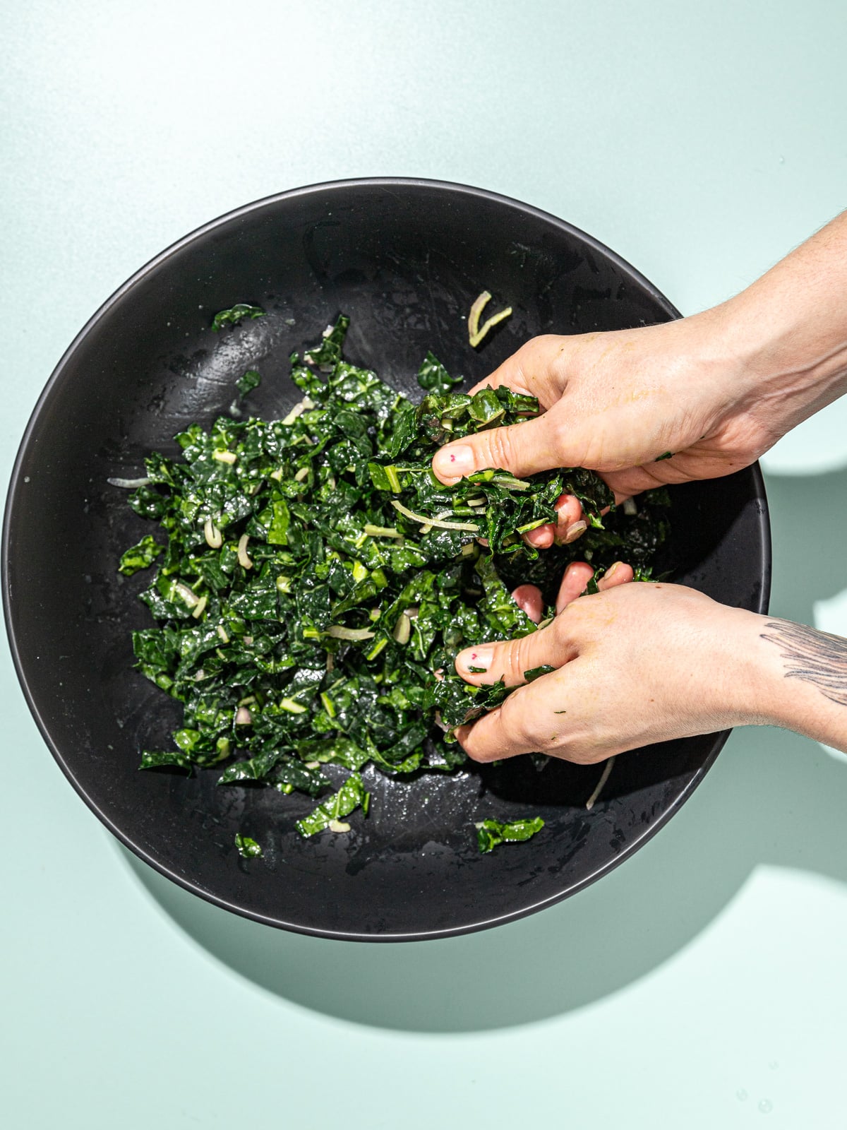 30 Minute Quinoa Lentil Salad with Kale - Desiree Nielsen