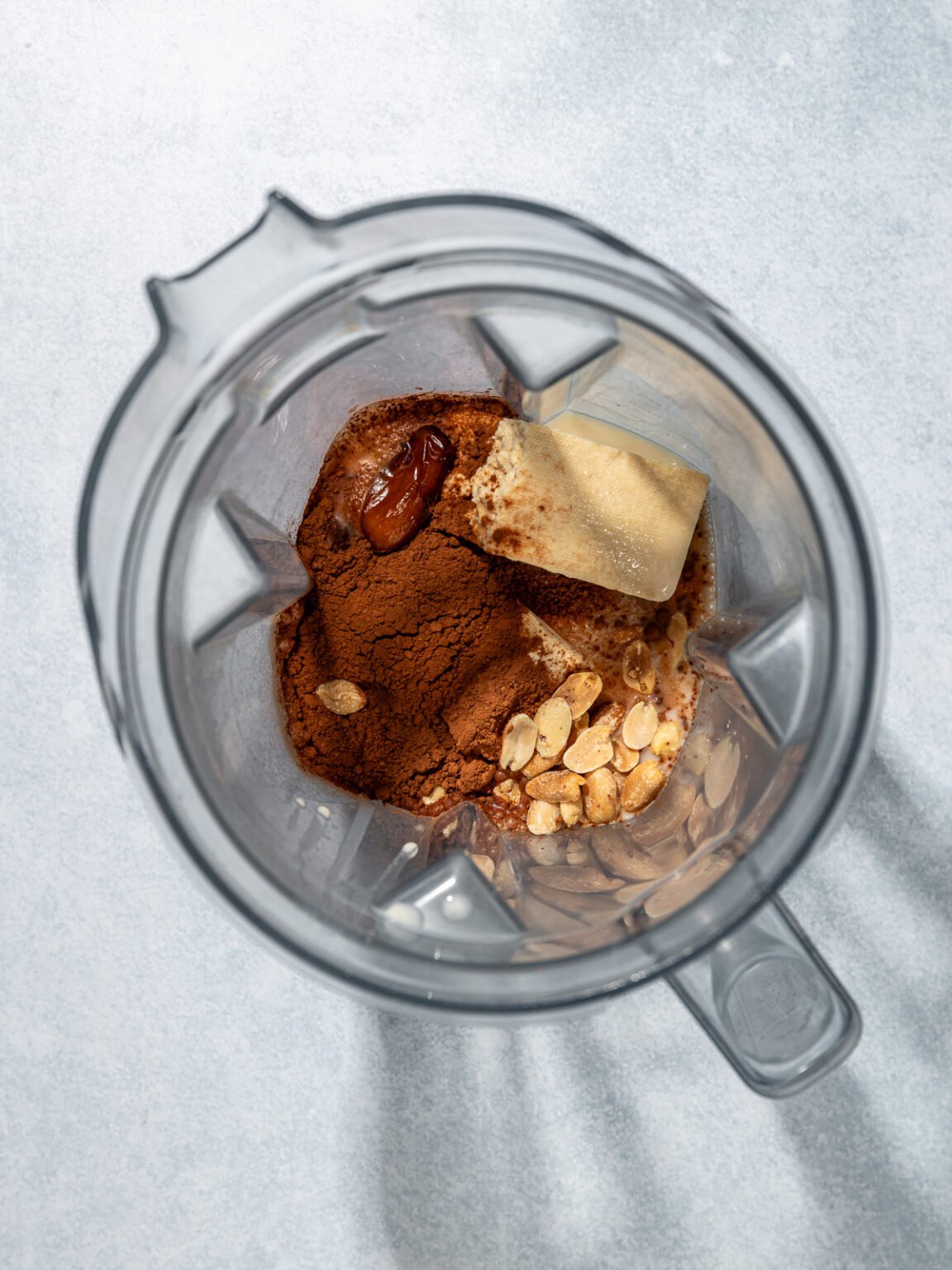 Creamy Snickers Tofu Smoothie (37g protein!) - Desiree Nielsen