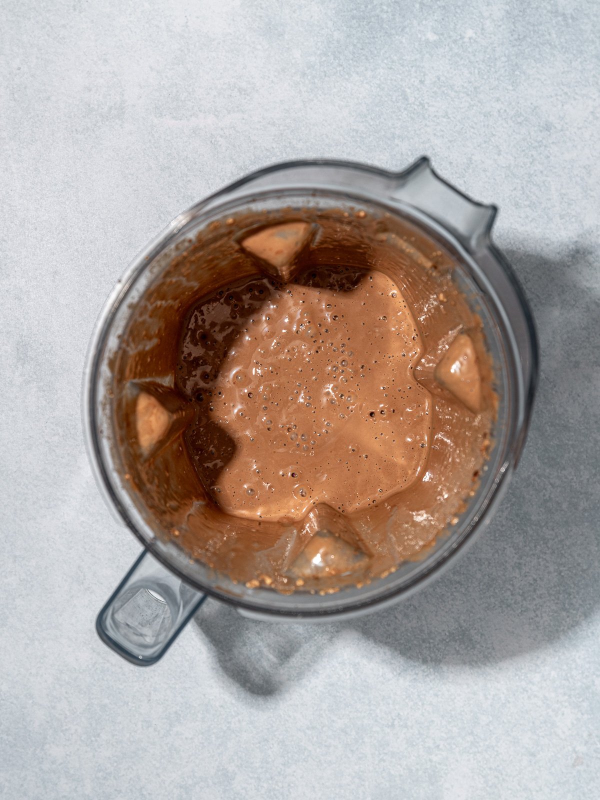 Creamy Snickers Tofu Smoothie (37g protein!) - Desiree Nielsen