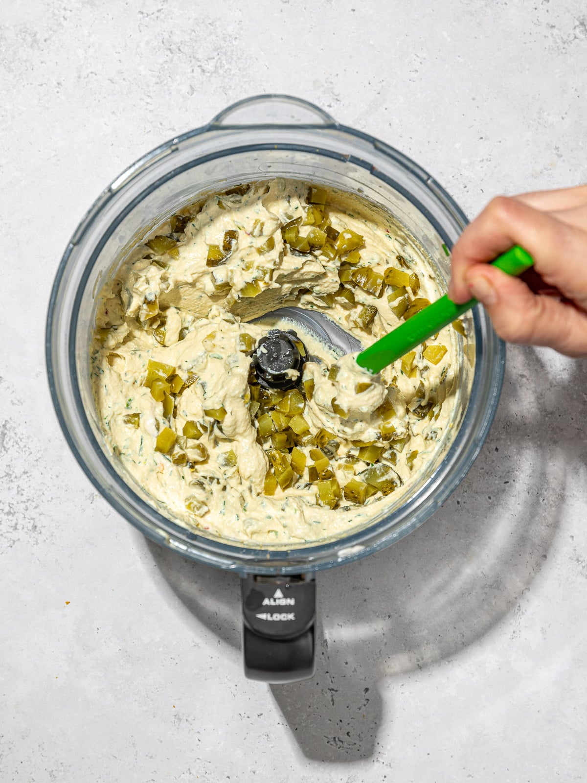 Protein-Packed “Fried” Pickle Dip with Tofu - Desiree Nielsen