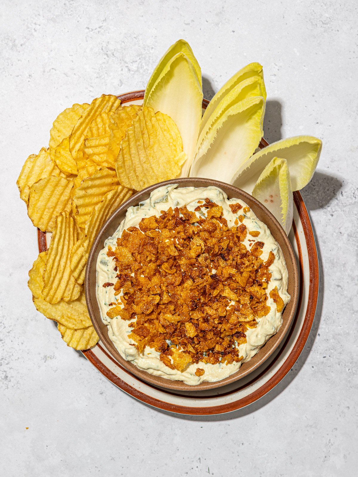 Protein-Packed “Fried” Pickle Dip with Tofu - Desiree Nielsen