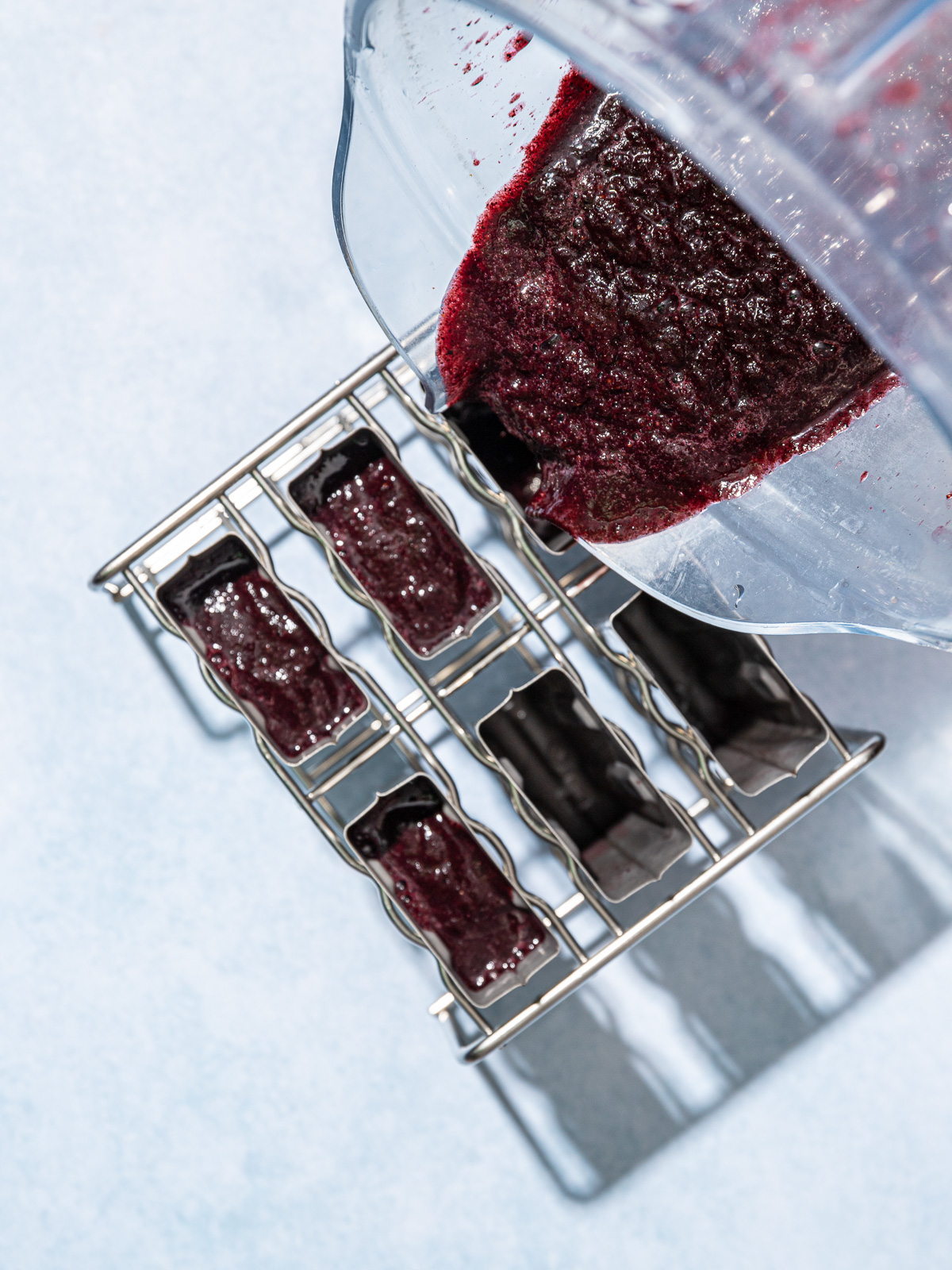 Super Flavourful Blueberry Blender Popsicles - Desiree Nielsen