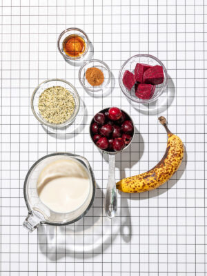 Cherry Beet Power Smoothie (23g protein!) - Desiree Nielsen