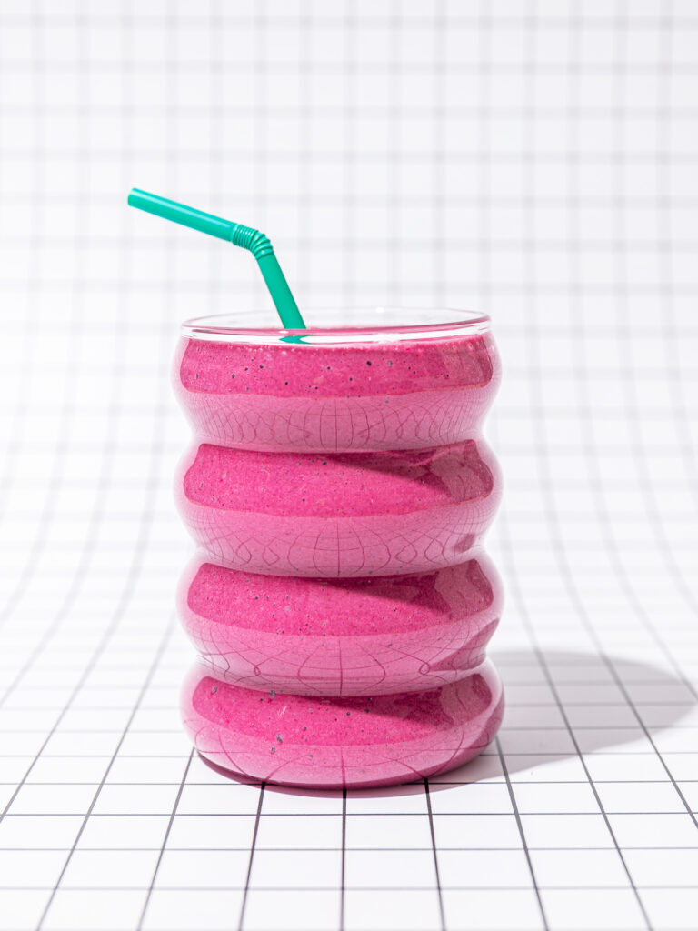 Cherry Beet Power Smoothie (23g protein!) - Desiree Nielsen