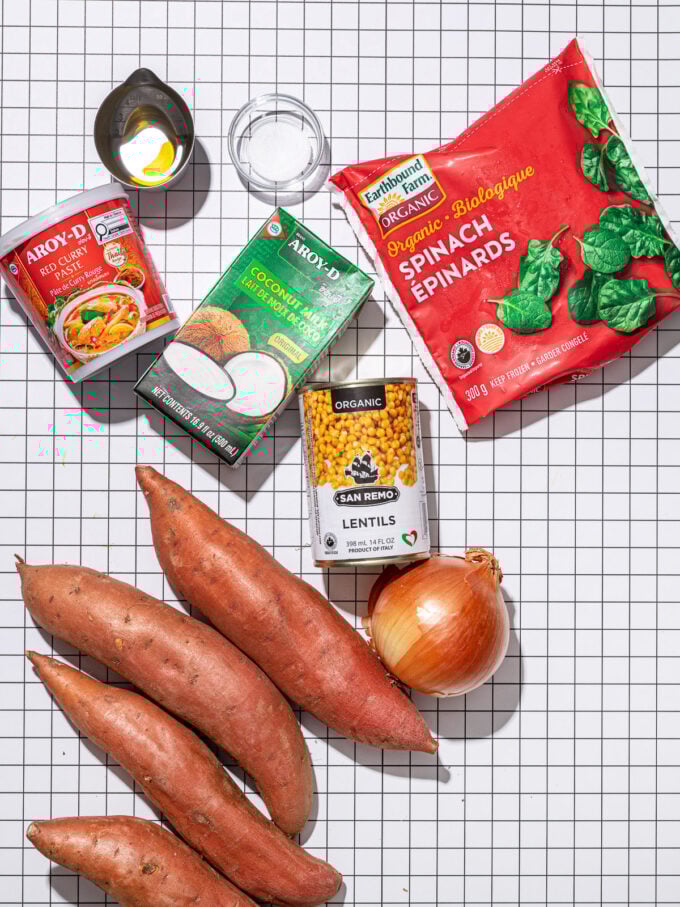 Sweet + Spicy Lentil Stuffed Sweet Potatoes - Desiree Nielsen