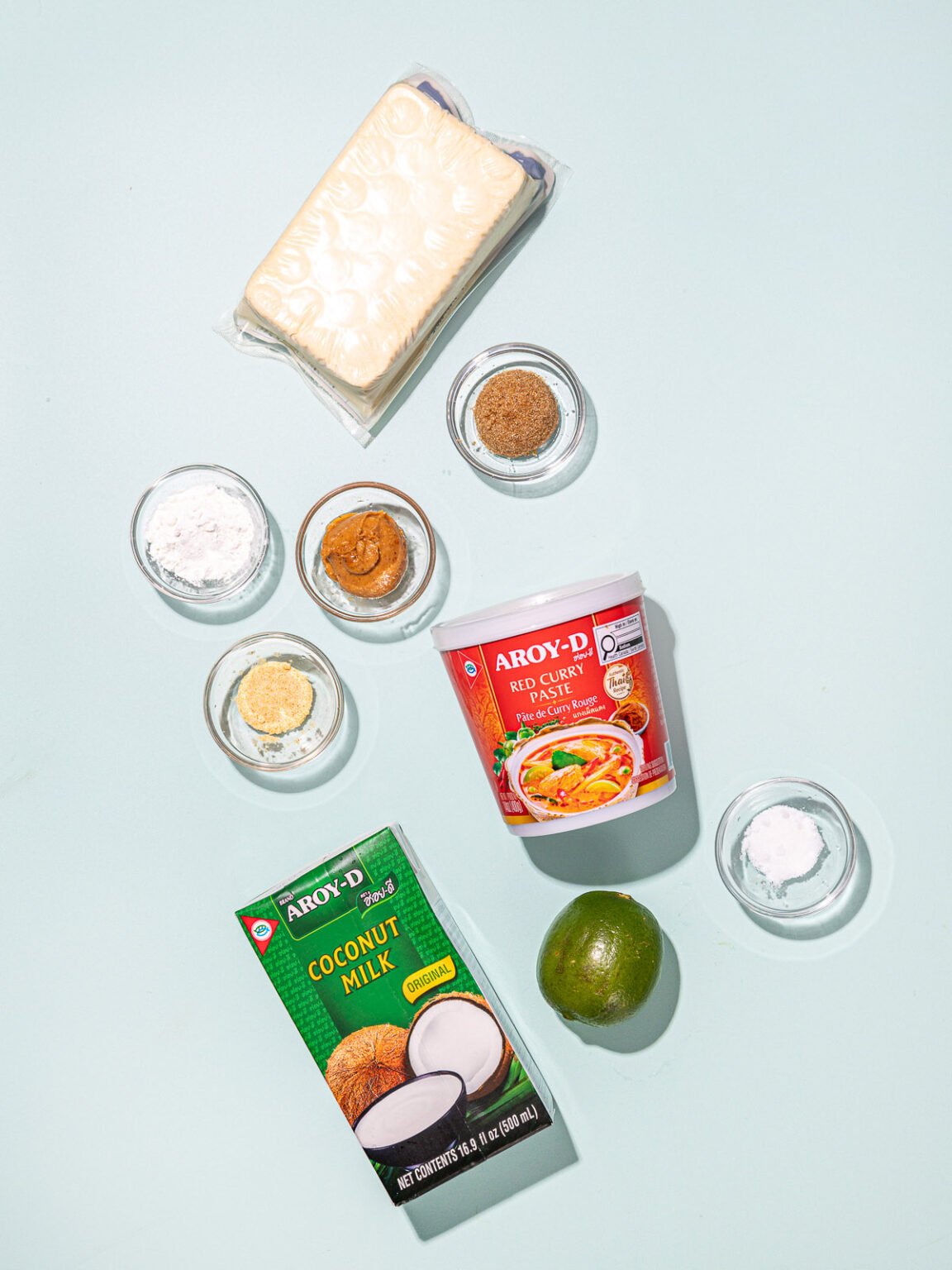 Easy Pan-fried Tofu with Red Curry Sauce - Desiree Nielsen